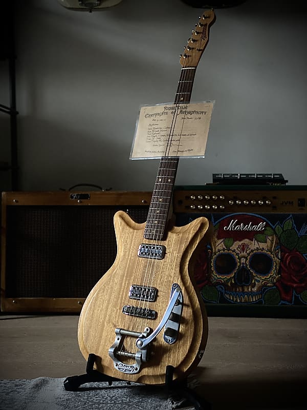 RebelRelic Roadster Custom Korina TV Jones Bigsby B5, Old | Reverb