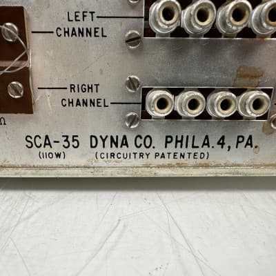 Vintage Dyna SCA-35 Stereo Tube Amplifier | Reverb