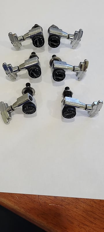 Grover Imperial Planet Waves 3x3 Locking Tuners Chrome 2000's | Reverb