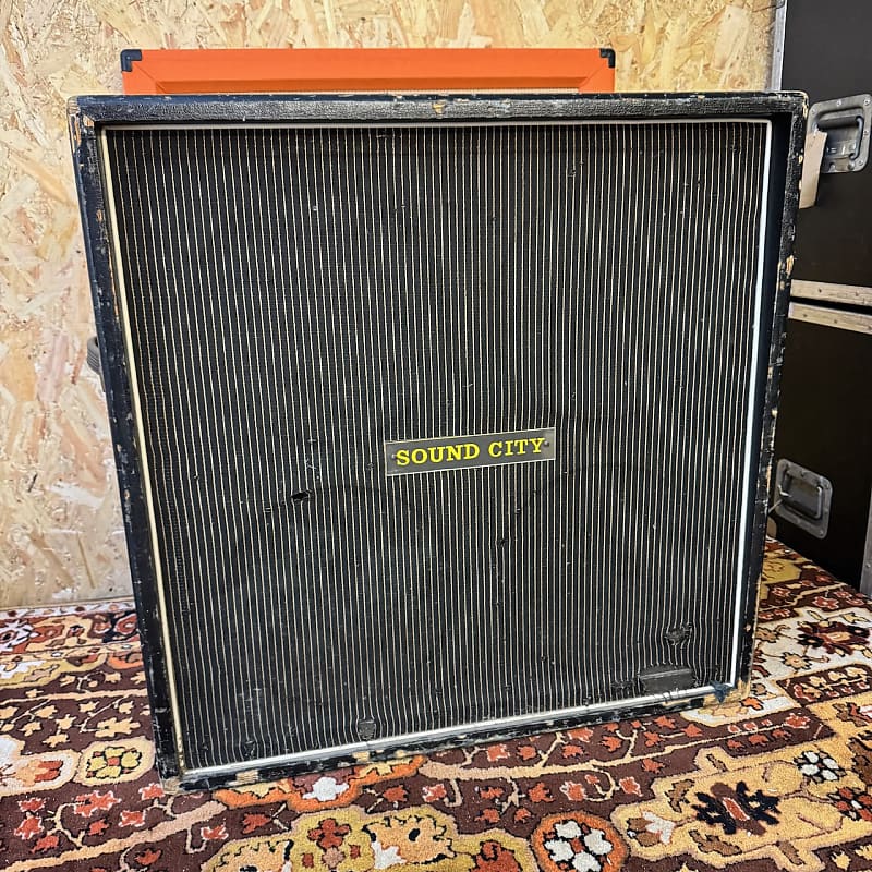 Vintage 1966 Sound City MK1 One Hundred 4x12 Guitar Amplifier | Reverb