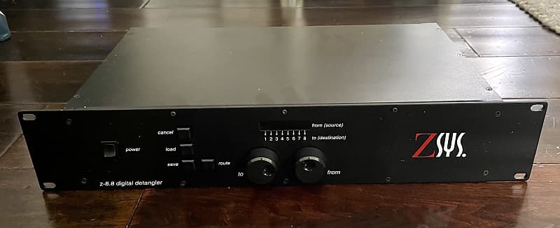 Z-sys z-8.8 digital audio router 1990s Black | Reverb Canada