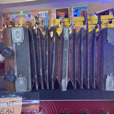 Lester Antique Squeeze Box Brown | Reverb