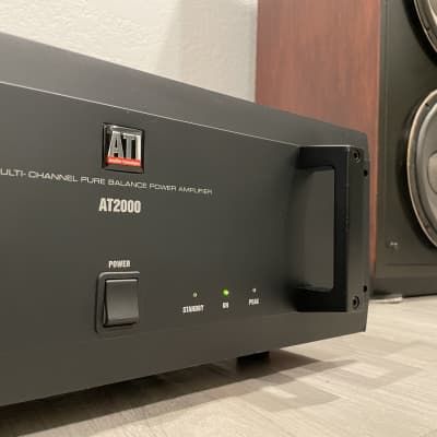 ATI AT2000 Four Channel Power Amplifier USA Black | Reverb