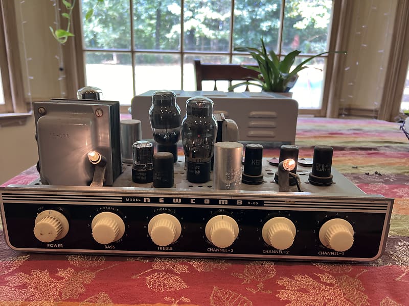 Newcomb H25 50's-60's Converted Tube Guitar Amplifier (Hand | Reverb