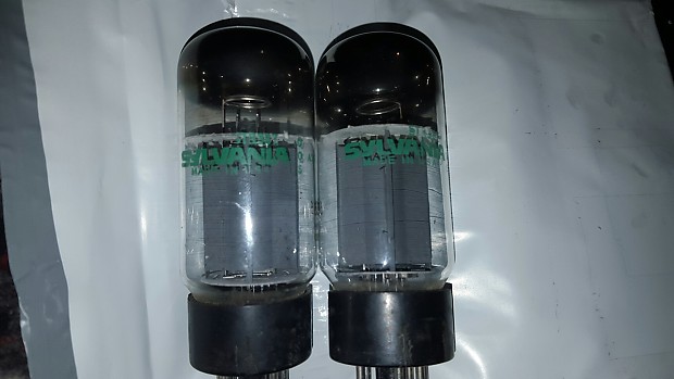 Sylvania Str-387 70s-80s 6L6 USA Matched Power Tubes | Reverb