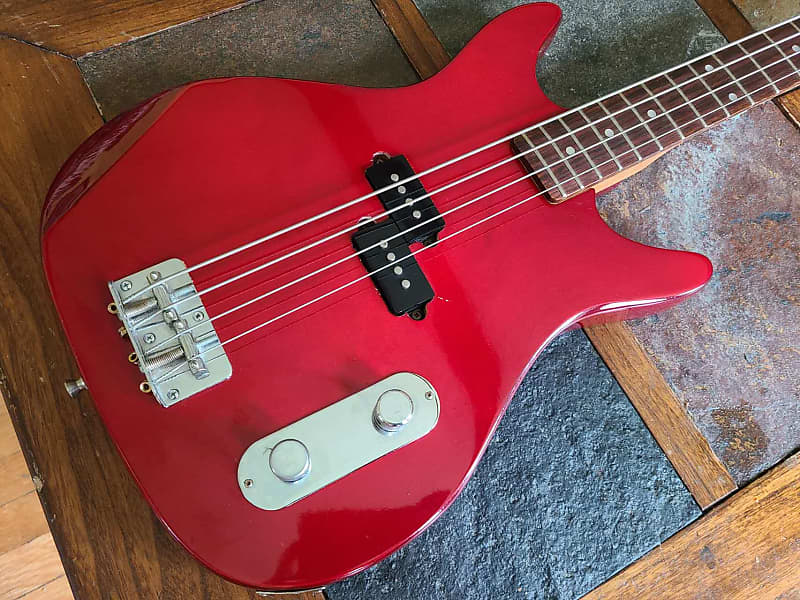 Hondo H-80-CH short-scale bass 1970s - Red | Reverb