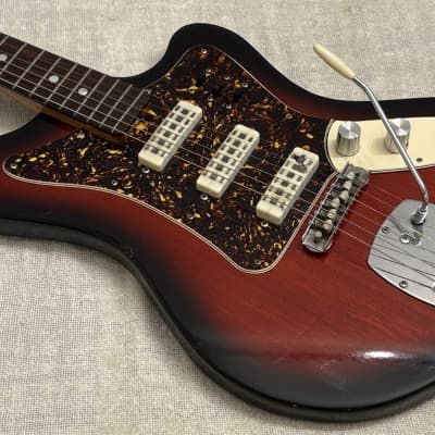 1965 Hitachi Splendor SG-803 Offset Guitar Japan MIJ Redburst | Reverb
