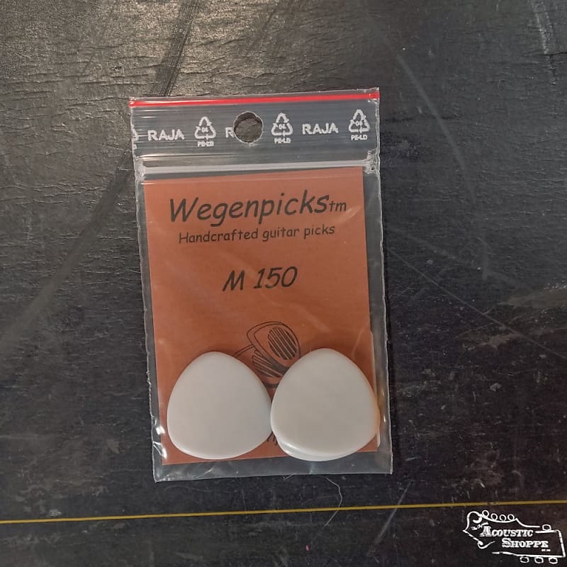 Wegen M150 Triangular Mandolin Pick - Pack of 3, White, 1.5 | Reverb