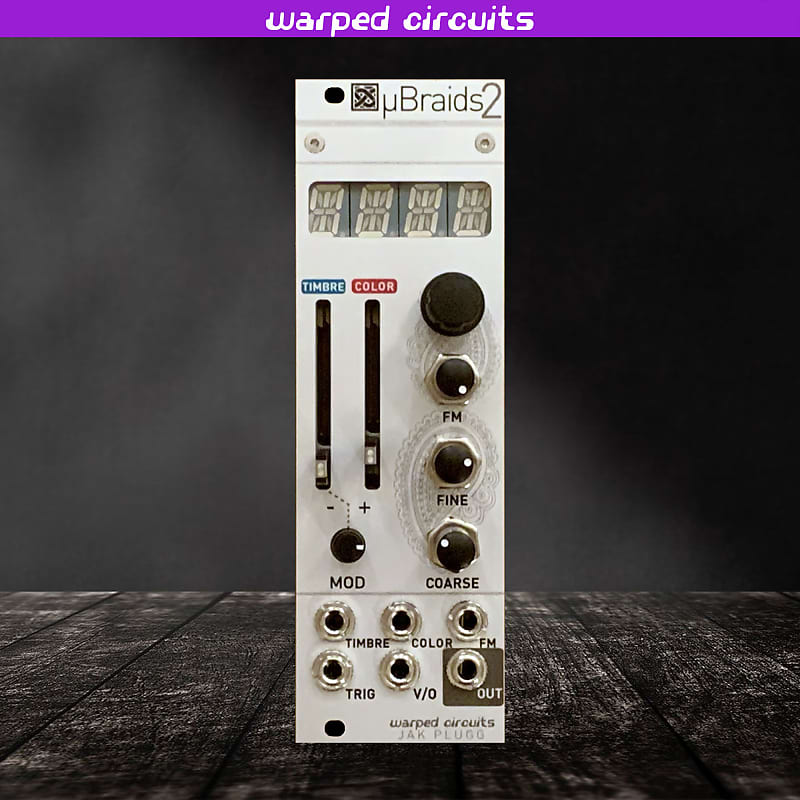 uBraids 2 (new 8hp Mutable Instruments Braids/uBraids with | Reverb