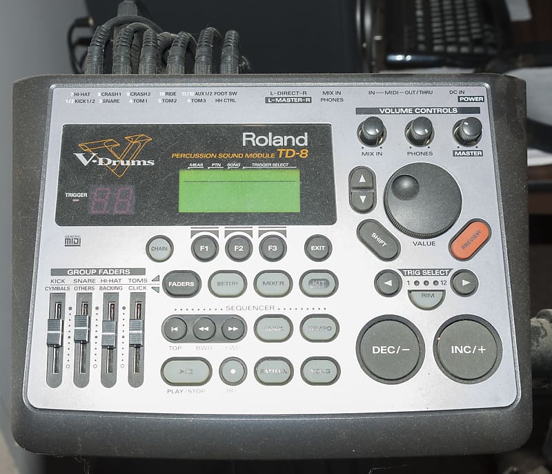 Roland & Pintech Drum Kit w/ Roland TD-8 Controller & Pintech | Reverb