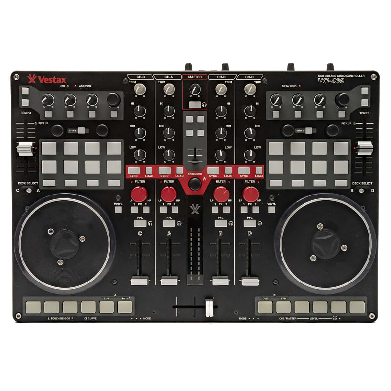 Vestax - VCI400 - DJ Controller w/ Decksaver/Power Supply - | Reverb