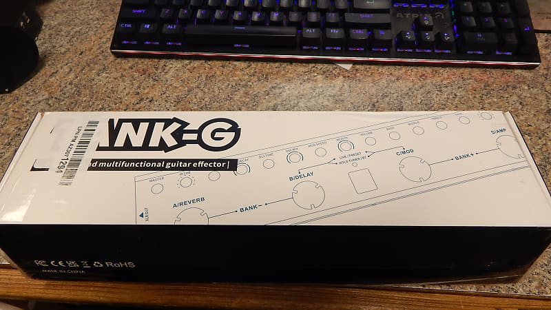 Tank-G Combined Effects Pedal - Purple | Reverb