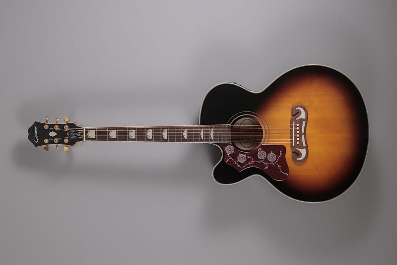 Epiphone J-200 EC Studio LH VS | Reverb