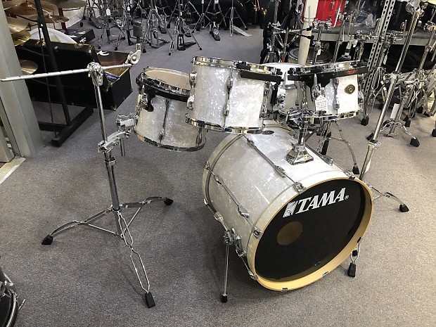 Tama RR522EAFSWP White Pearl 5pc Rockstar Custom EFX | Reverb