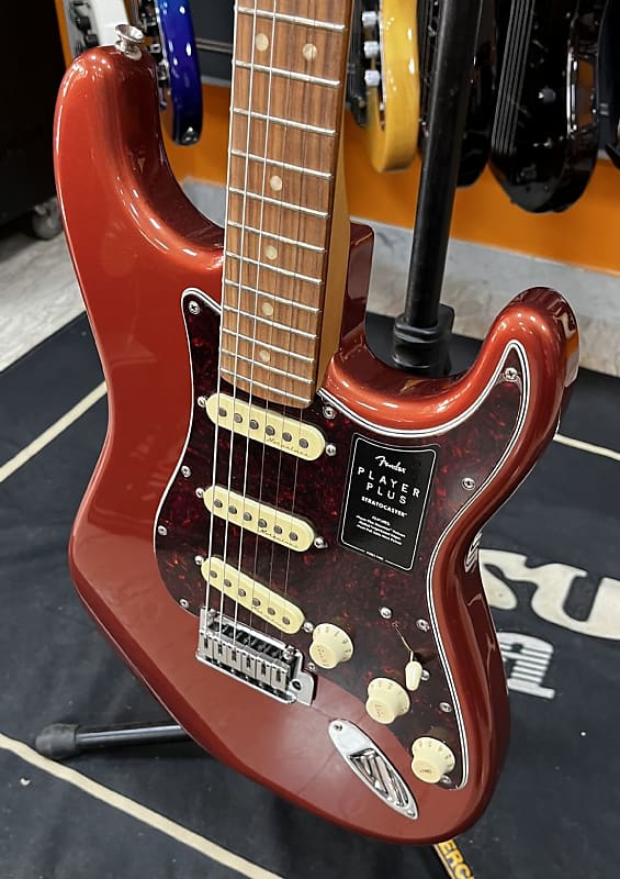 Fender Stratocaster Player Plus Red electric guitar | Reverb UK