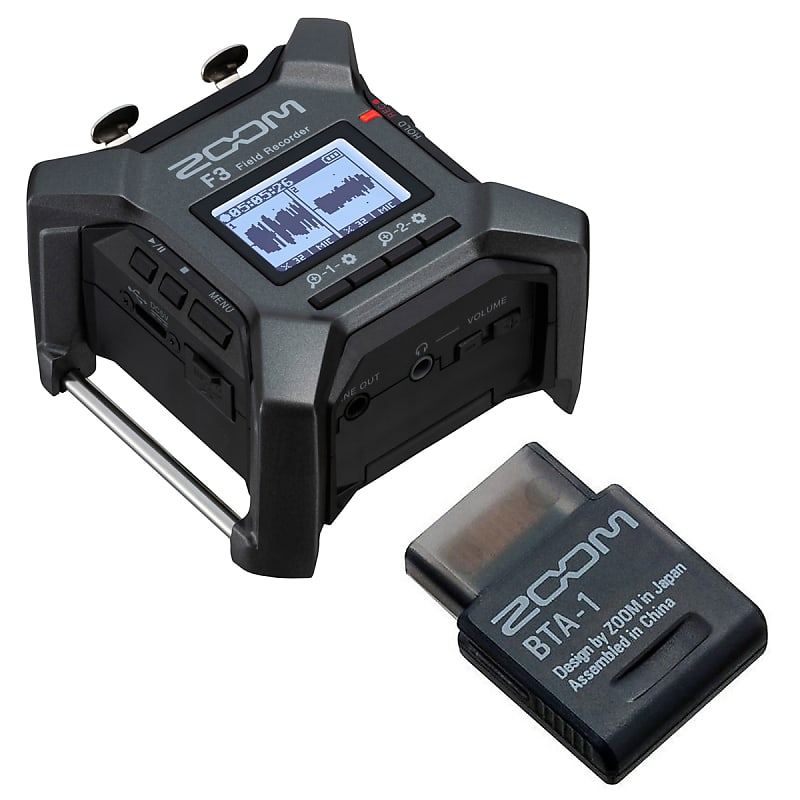 Zoom F3 2-Channel/2-Track Field Recorder, Bundle with | Reverb