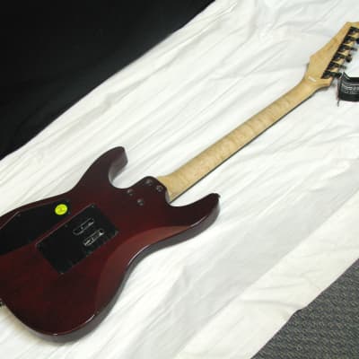 DEAN Custom 350 FLOYD electric GUITAR new Trans Red w/Case - | Reverb