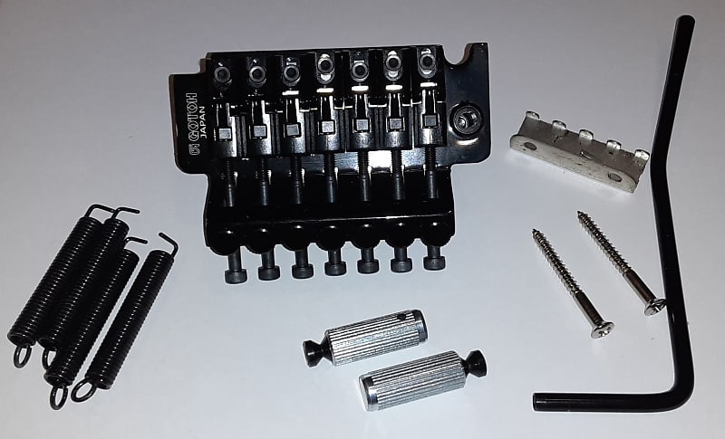 Gotoh 7-String Floyd Rose Bridge - GE-1996T-7 - Black Tremolo | Reverb