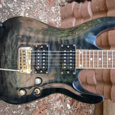 Grass Roots GR HR-43QM 2000s Trans Black Quilt Maple | Reverb Grass Roots GR HR-43QM 2000s Trans Black Quilt Maple | Reverb