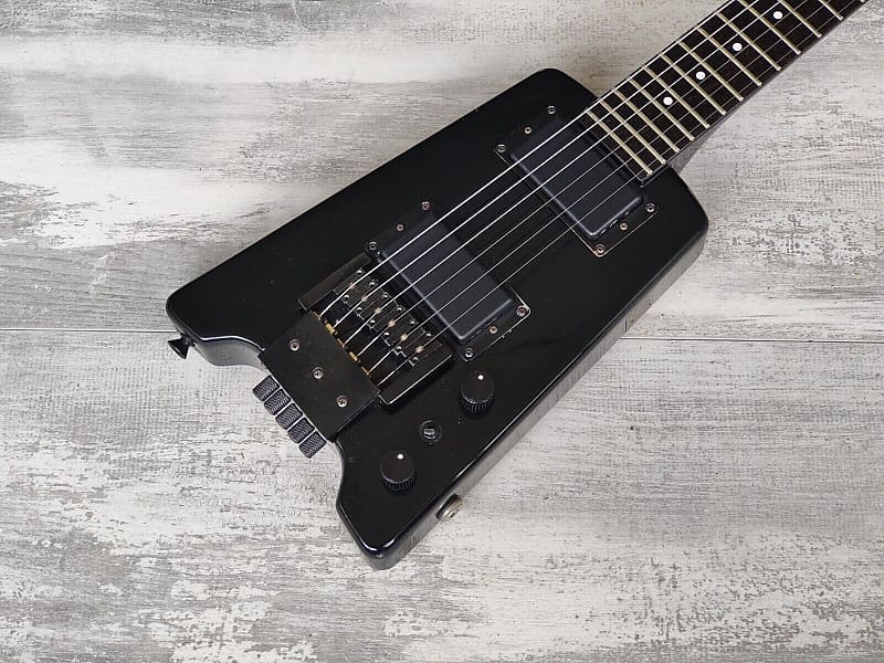 Unknown Japanese Headless Guitar (Black) | Reverb