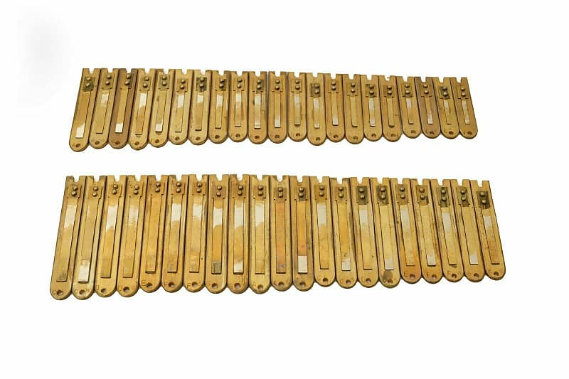 Reed Set Musical Instrument Harmonium 42 Sur Bass Male Brass | Reverb