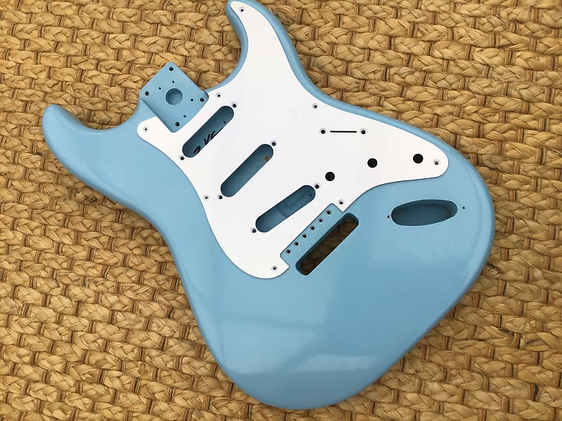 Beautiful Fender Strat body and pickguard, New | Reverb UK