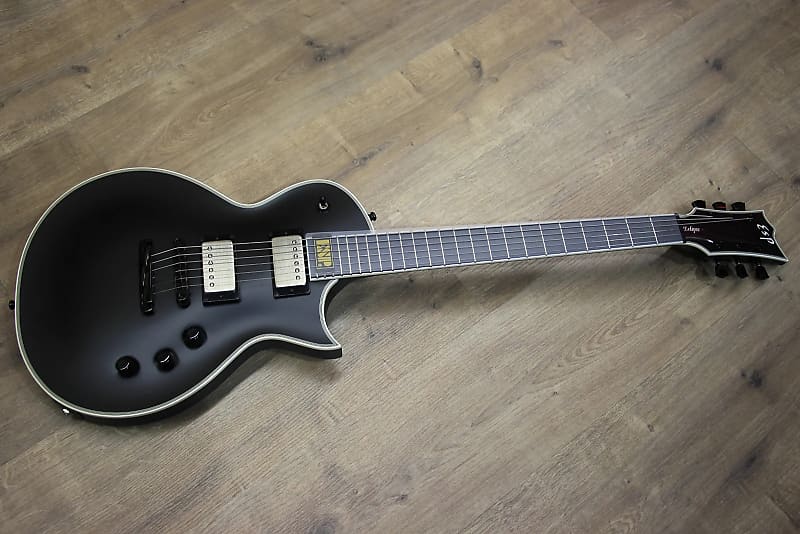 ESP Eclipse Custom 2017 Black Satin | Reverb