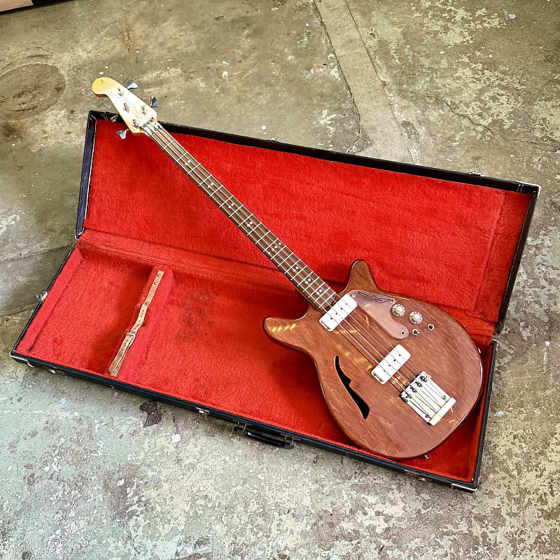 Micro-Frets THUNDERMASTER Bass Guitar c 1968 - Natural | Reverb