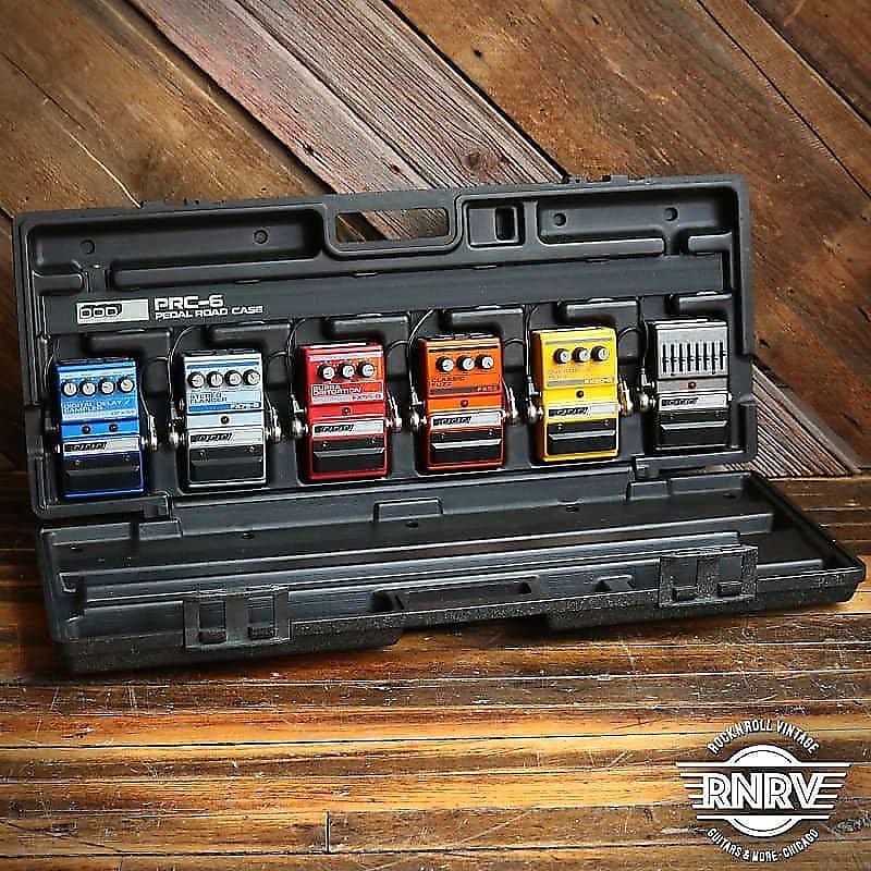 DOD PRC-6 Pedalboard Loaded w/ 6 Effects DFX91 FX75-B FX55-B | Reverb