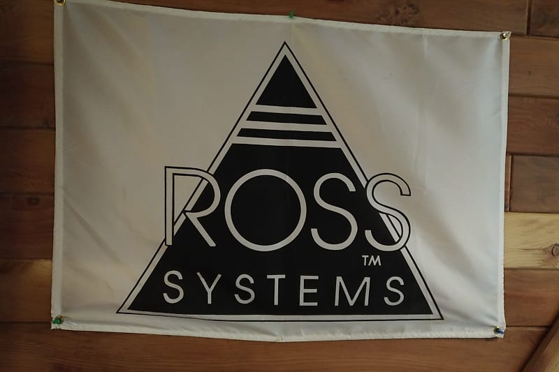 Ross Dealer Banner 1990 white | Reverb