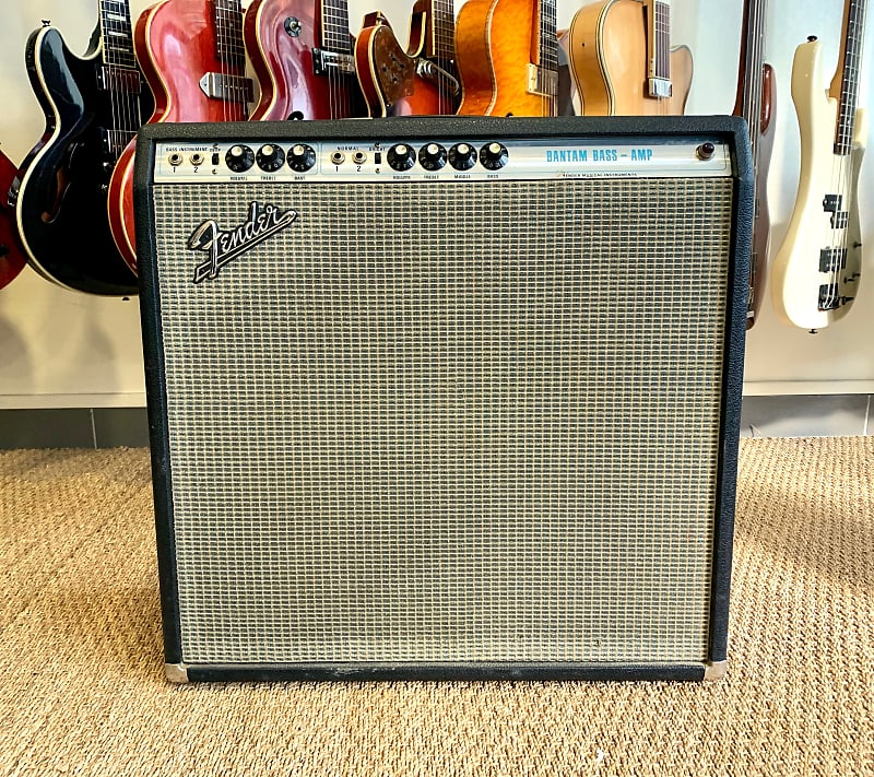 Fender Bantam Bass Amp 1971 Silverface | Reverb UK
