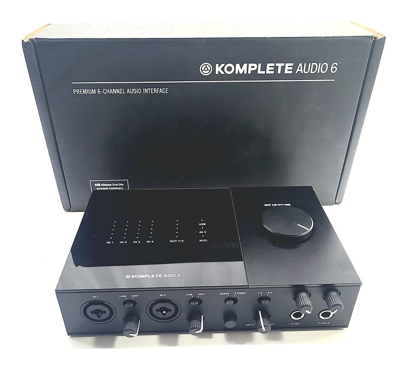 Komplete audio 6 mk2 2019 - noir | Reverb