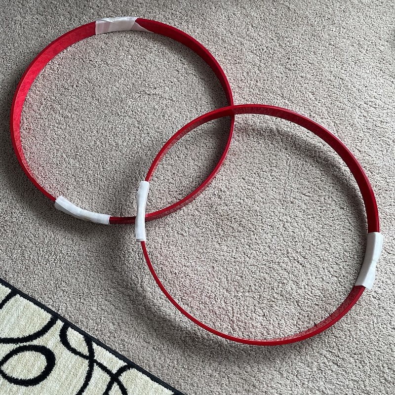 NOS Tama Starclassic Performer 22” Bass Drum Hoops (Pair) - | Reverb