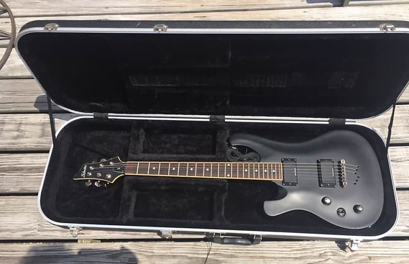 Left Handed Lefty Schecter Diamond Series 900 Matte Black | Reverb