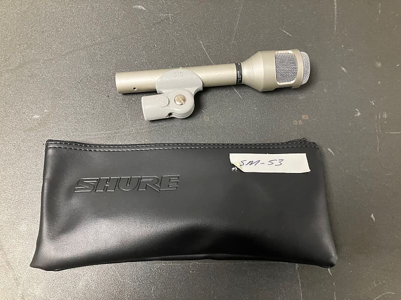 Shure SM53 1980's - Grey | Reverb