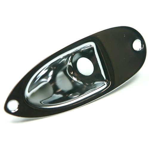 Replacement Tele Style Jack Plate, Chrome | Reverb