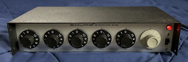 Vintage Shure Model M68 Microphone Mixer - Black | Reverb