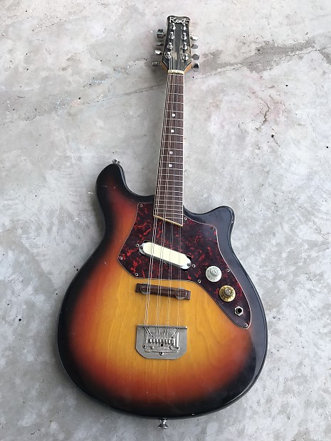 Kent Vintage Electric 8 String Mandolin | Reverb