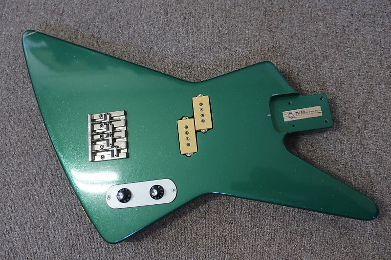 Vintage 1980s Rare DiMarzio Loaded Explorer Bass Body 1983 | Reverb