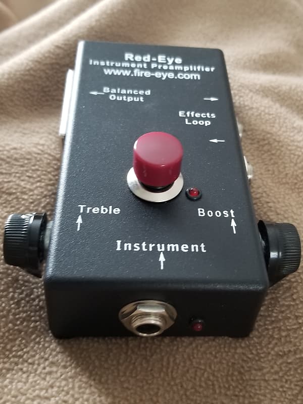 Fire eye Red eye acoustic preamp 2018 | Reverb
