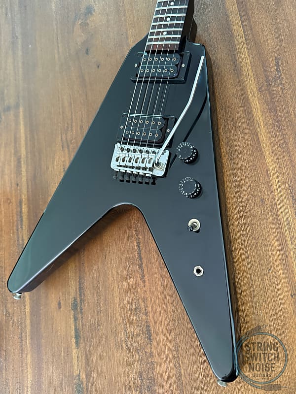 Fernandes Flying V Guitar, White, MIJ 1985, BSV-60 | Reverb