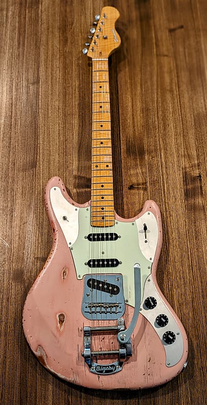 Schiemann Guitars The Varina SSS 2022 Shell Pink Relic | Reverb