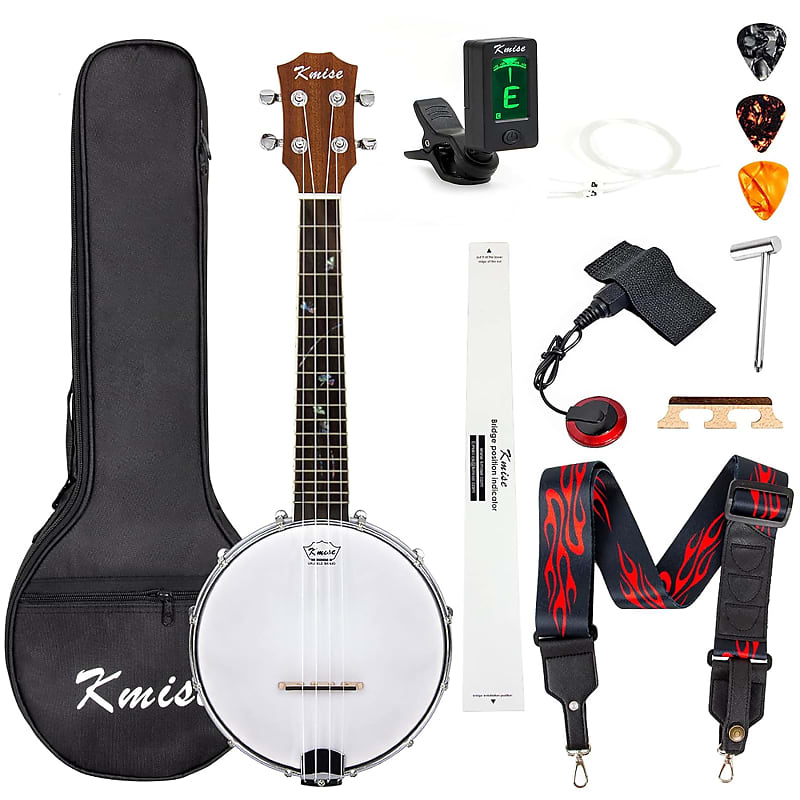 Banjolele Concert Banjo Ukulele 4 String 23 Inch Banjos With | Reverb