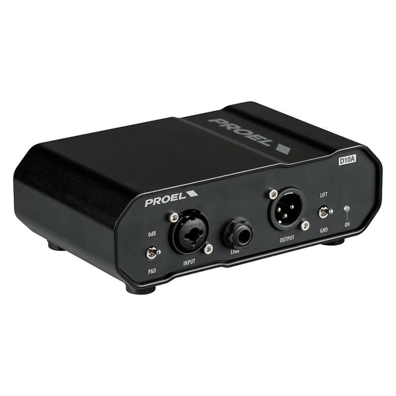 Proel D10A Active DI Box with Transformer | Reverb