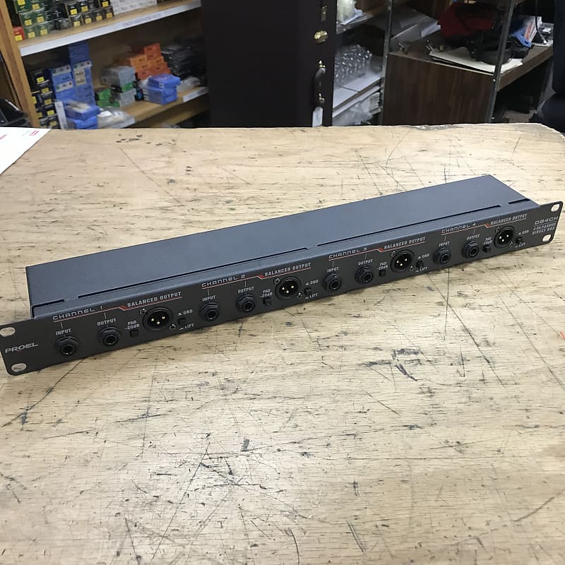 Proel DB4CH 4-channel passive direct box DI | Reverb