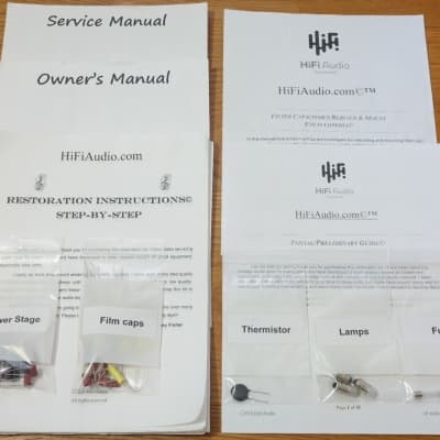 Harman Kardon A700 restoration kit filter capacitor repair | Reverb