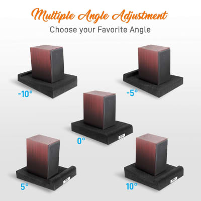 Sound Dampening Speaker Riser Foam - Audio Acoustic Noise | Reverb