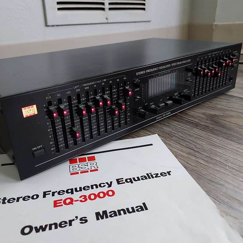 BSR EQ-3000 Stereo Graphic Equalizer & Spectrum Analyzer | Reverb