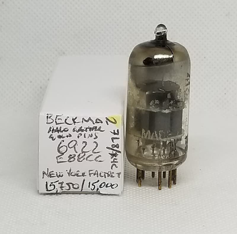 Beckman 6922 Made By Amperex Well Balanced (4.7%) Single NOS | Reverb