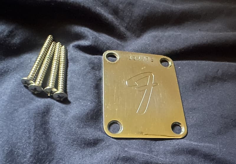 Fender Telecaster Stratocaster neck plate 1970-1971 | Reverb